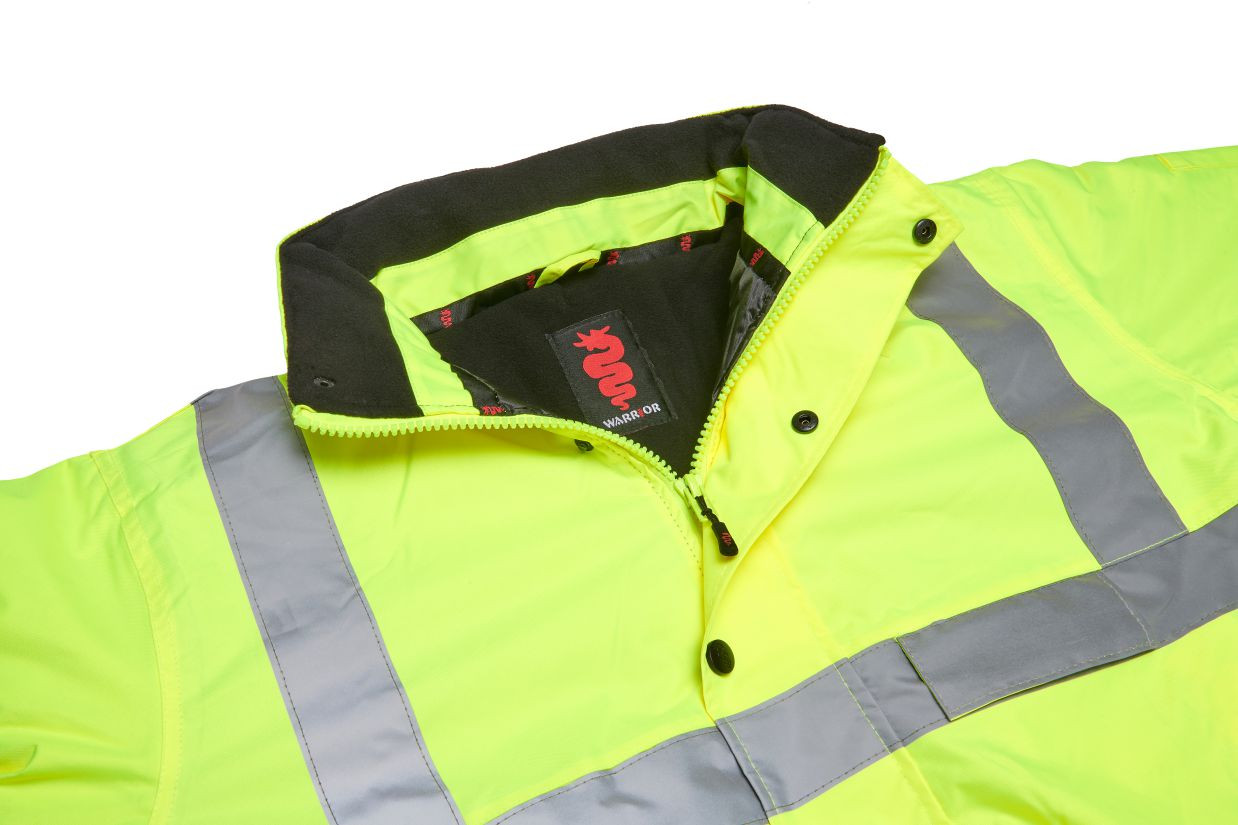 Hi Vis BOMBER - FLEECE LINED | Warrior Protects