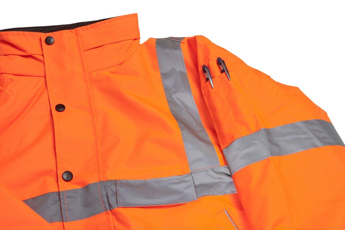 Hi Vis BOMBER - FLEECE LINED | Warrior Protects