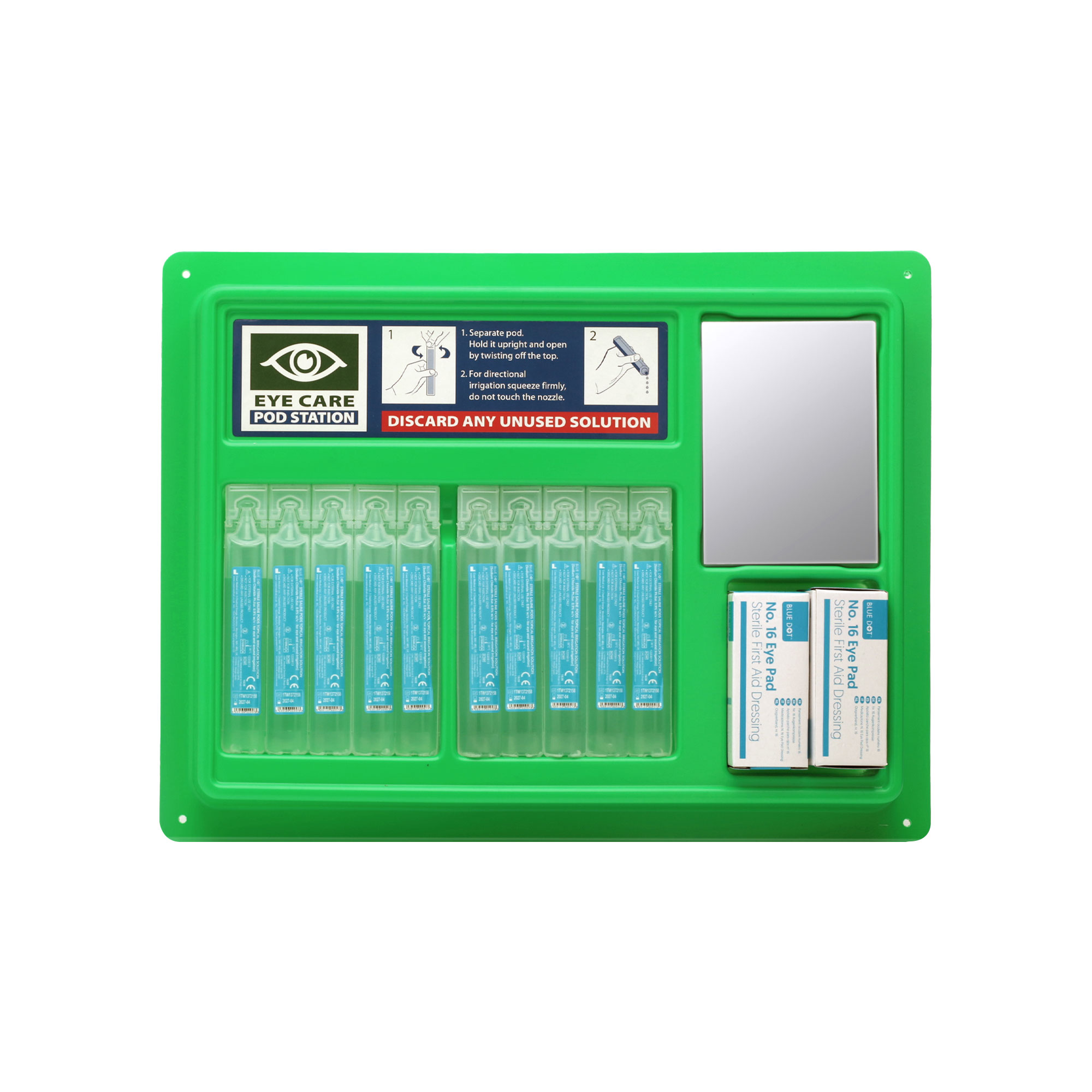 STERILE EYEWASH PODS & QUICK CHECK POD STATION | Warrior Protects