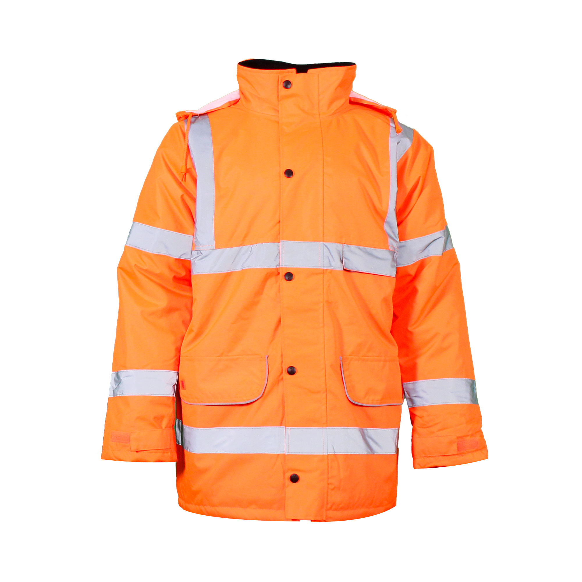 FLEECE LINED COLLARED TRAFFIC JACKET | Warrior Protects